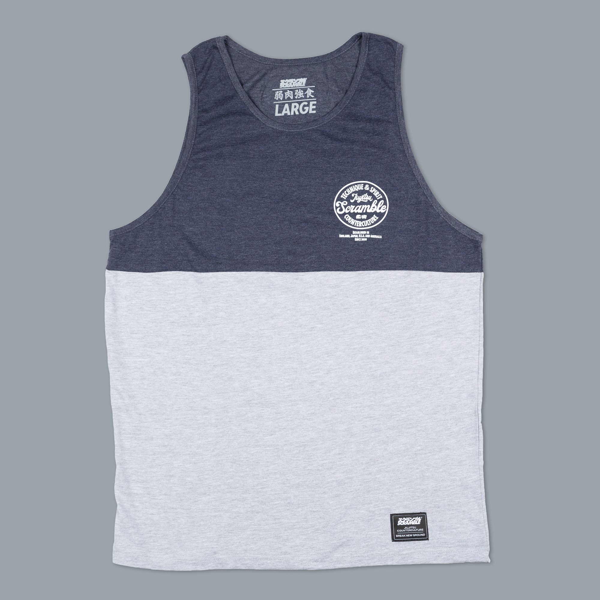 Scramble Technique & Spirit Vest - Grey/Navy - FR | Scramble EU