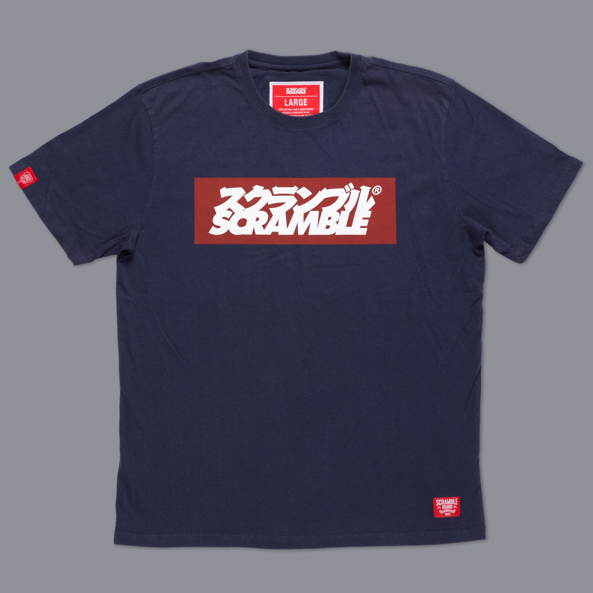 Scramble Grande Logo T-Shirt - Navy | Scramble Europe
