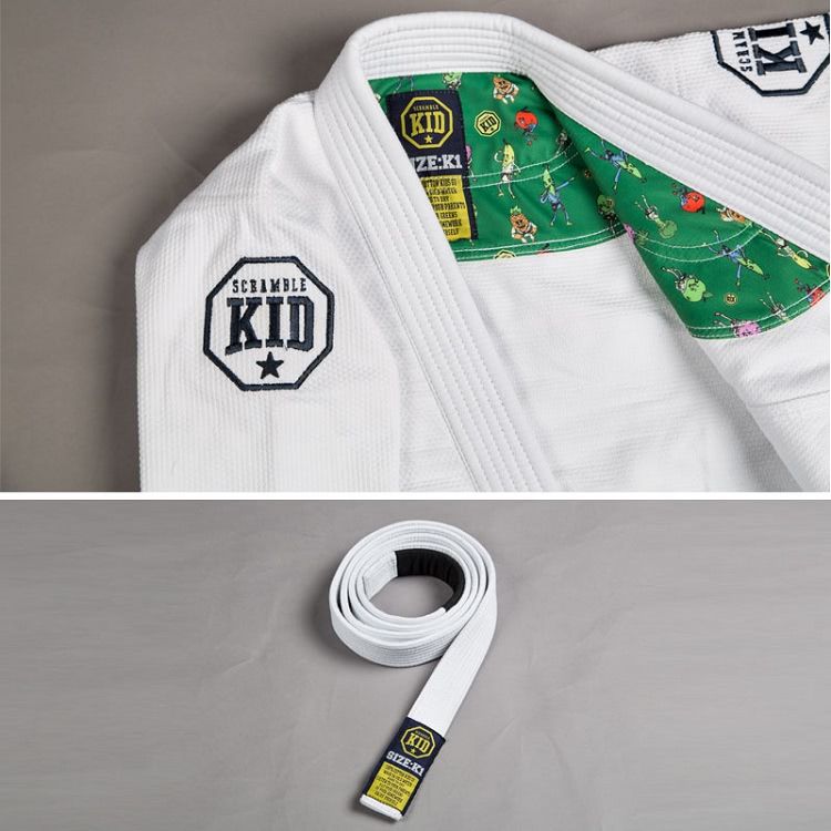 Scramble ROW – Scramble Kids Gi White