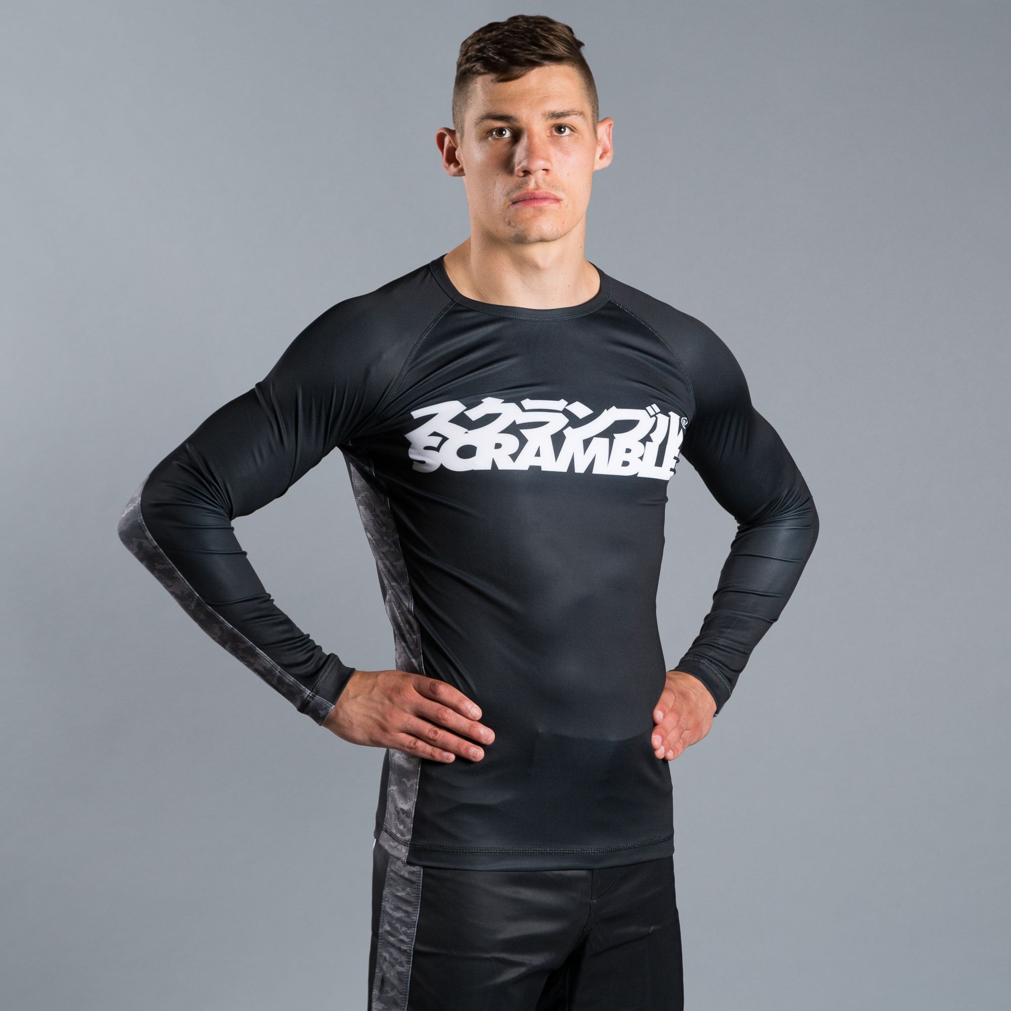 Scramble ROW – Scramble Kuro Camo Rashguard