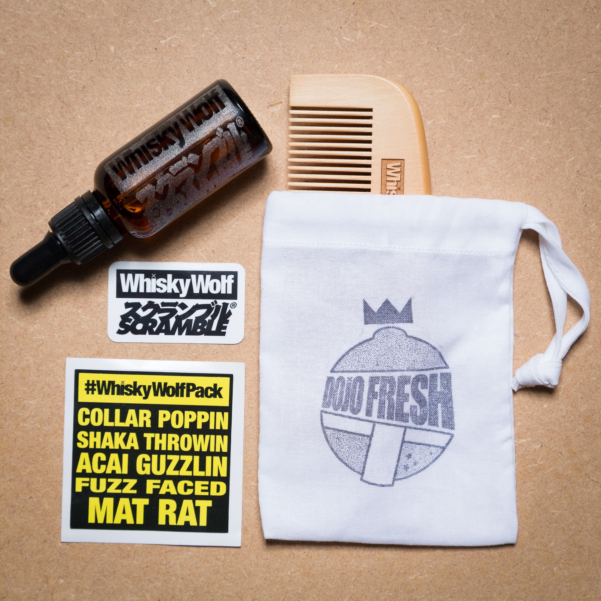Scramble ROW – Scramble x Whisky Wolf - Beard Set