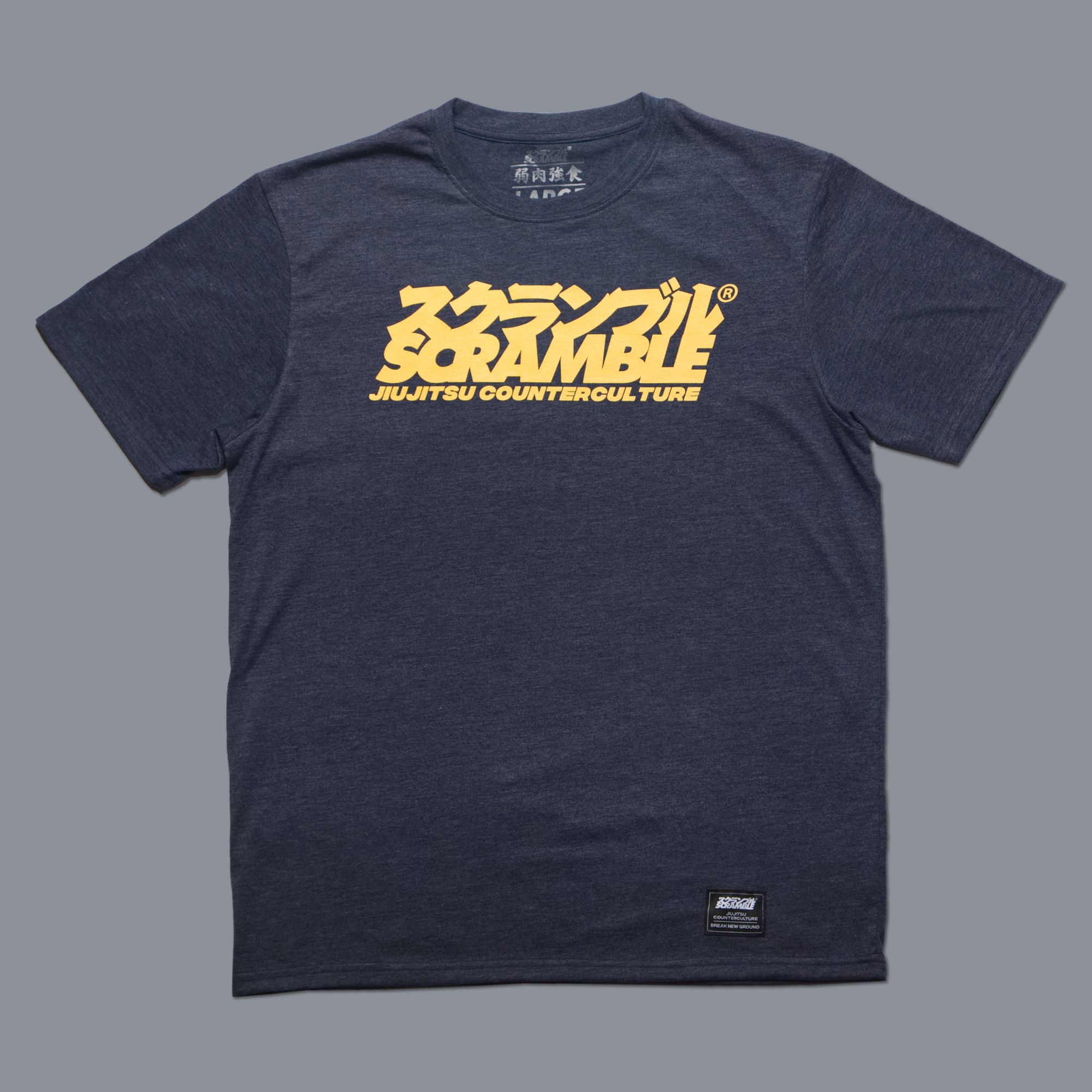 Scramble ROW – Scramble Counterculture Tee - Heather Navy