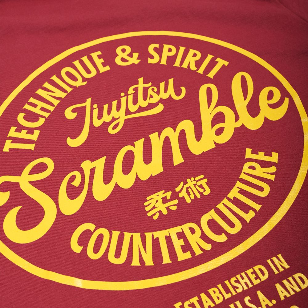Scramble ROW – Scramble Technique & Spirit Tee - Red