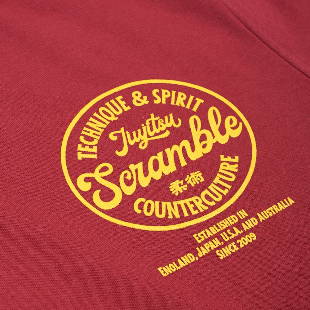 Scramble ROW – Scramble Technique & Spirit Tee - Red