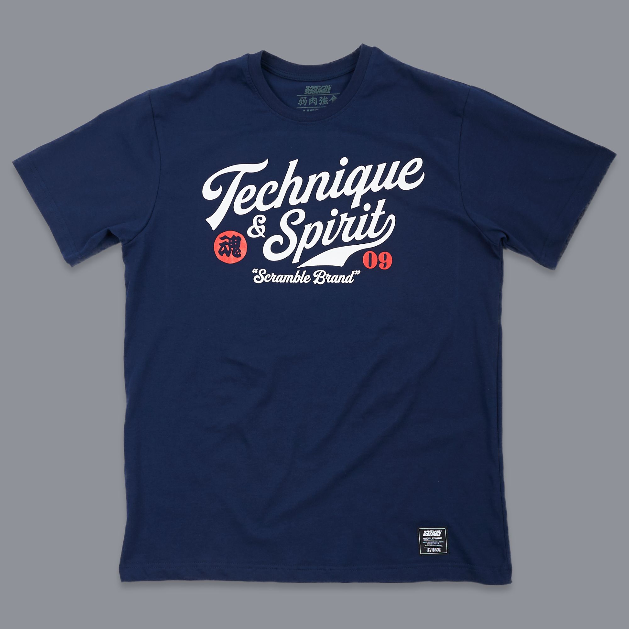 Scramble ROW – Scramble Technique and Spirit Tee - Navy