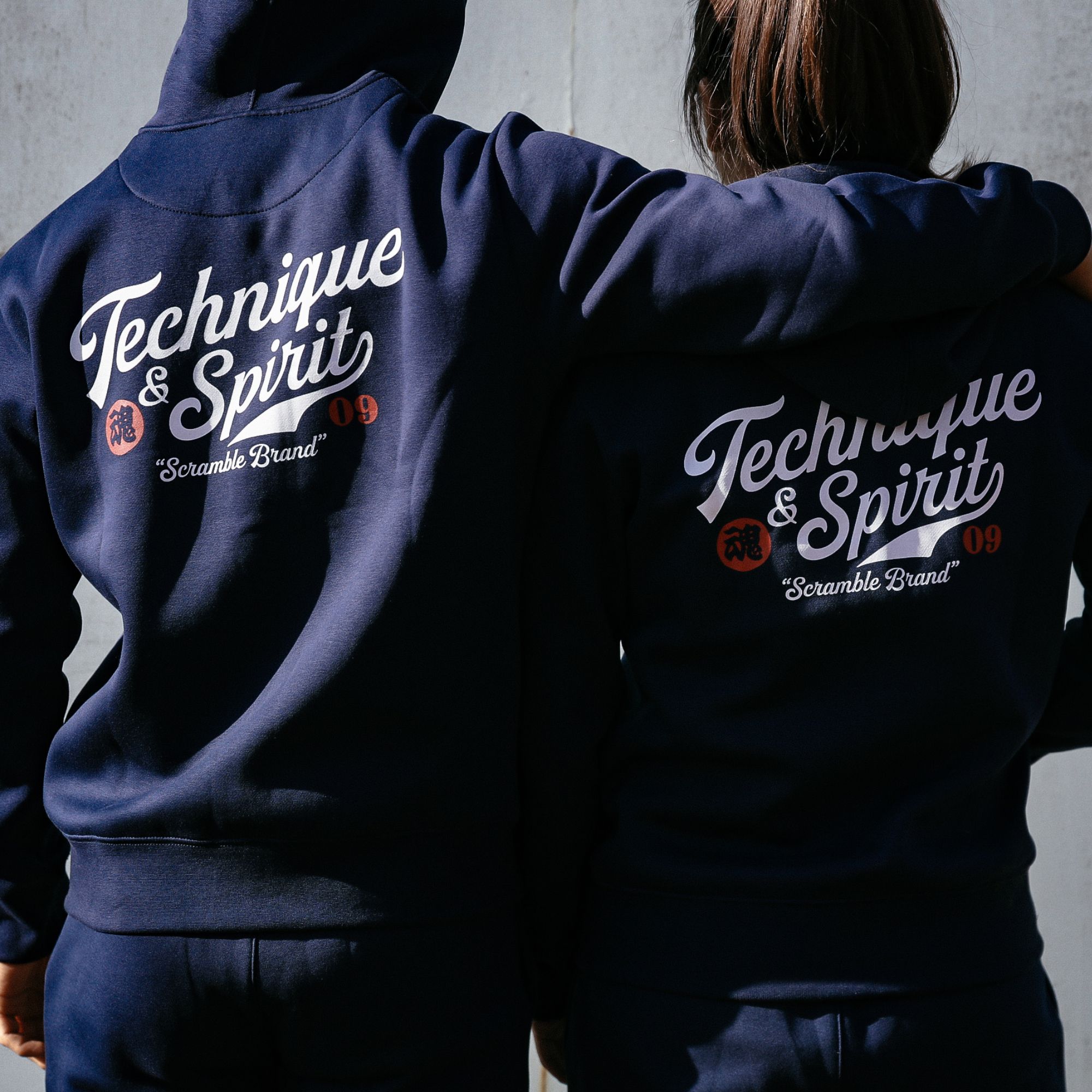 Scramble ROW – Scramble Technique and Spirit Zip Hoodie - Navy