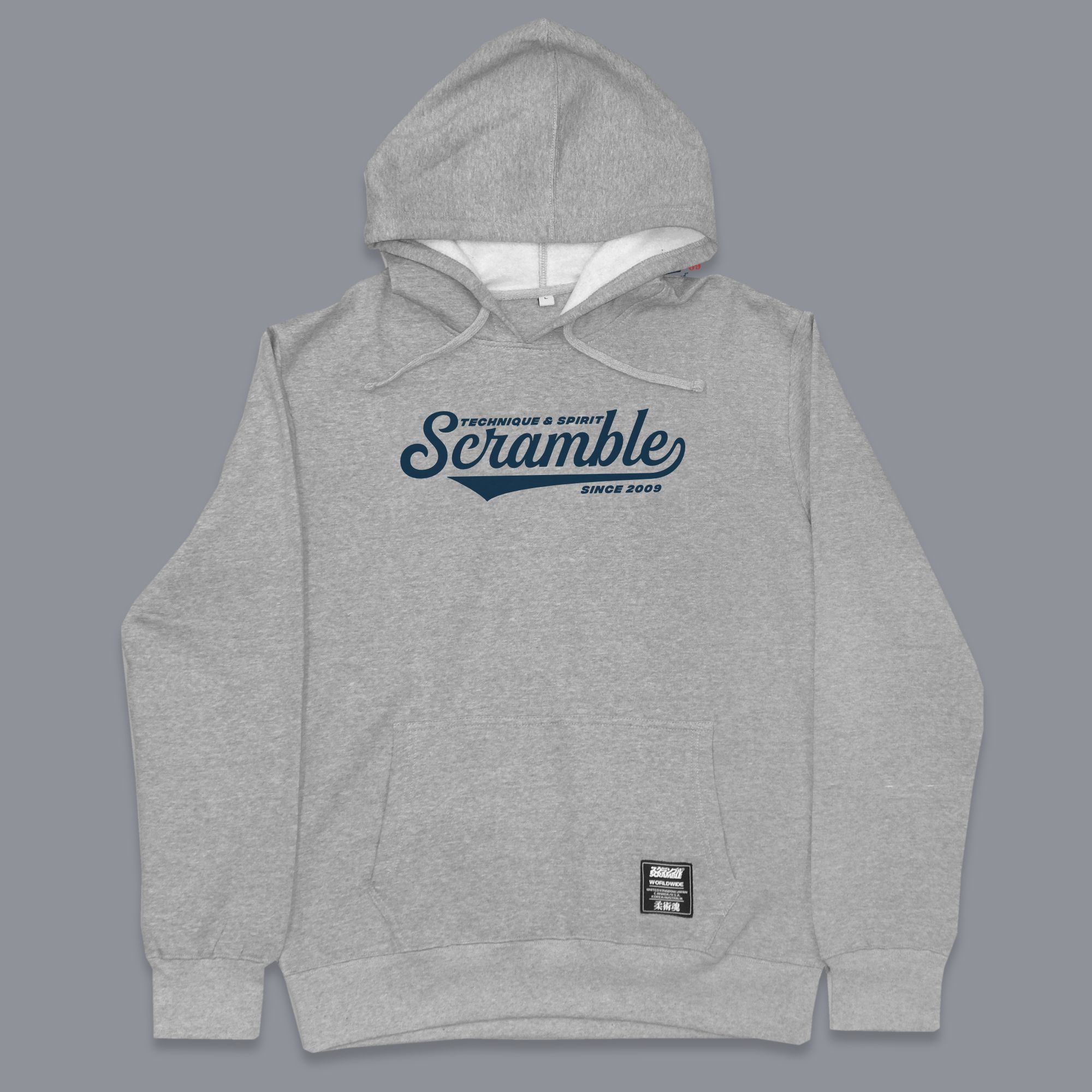 Scramble ROW – Scramble Technique and Spirit Pullover Hoodie - Grey