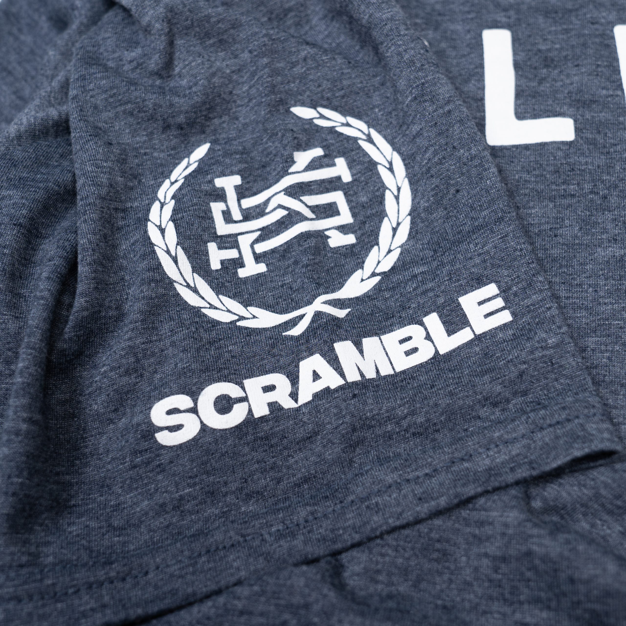 Scramble ROW – Scramble Jiu Jitsu and Stuff Type Tee - Navy